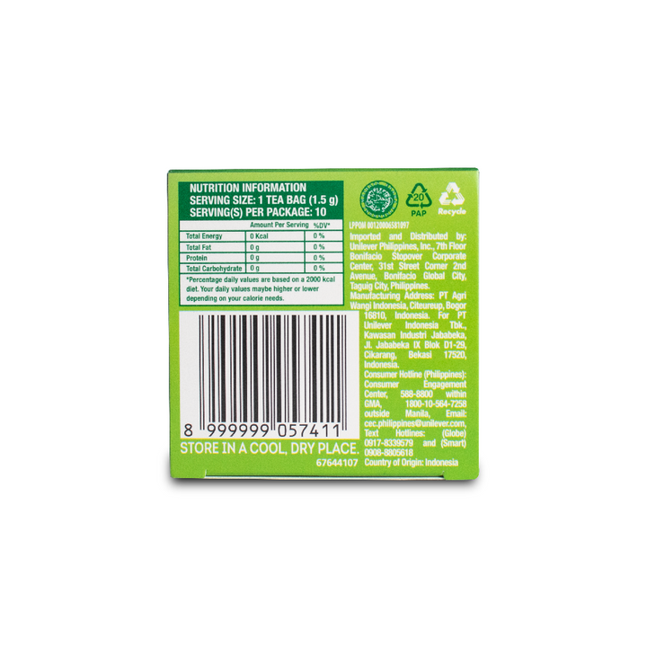 Lipton Fresh Green Tea- 10 sachets x 1.5g – SUNMART by suncoast brands