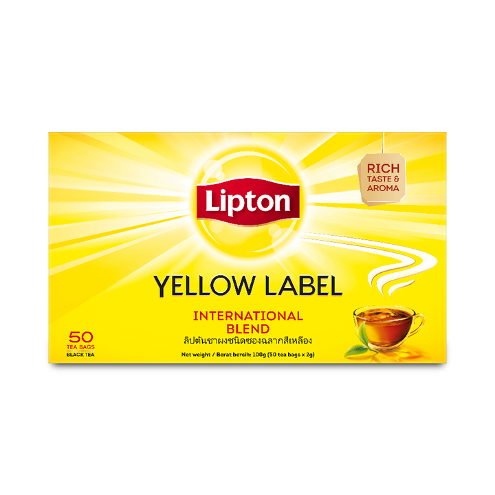 Lipton Yellow Label Tea Black Tea (2g x 50 Tea Bags) – SUNMART by ...