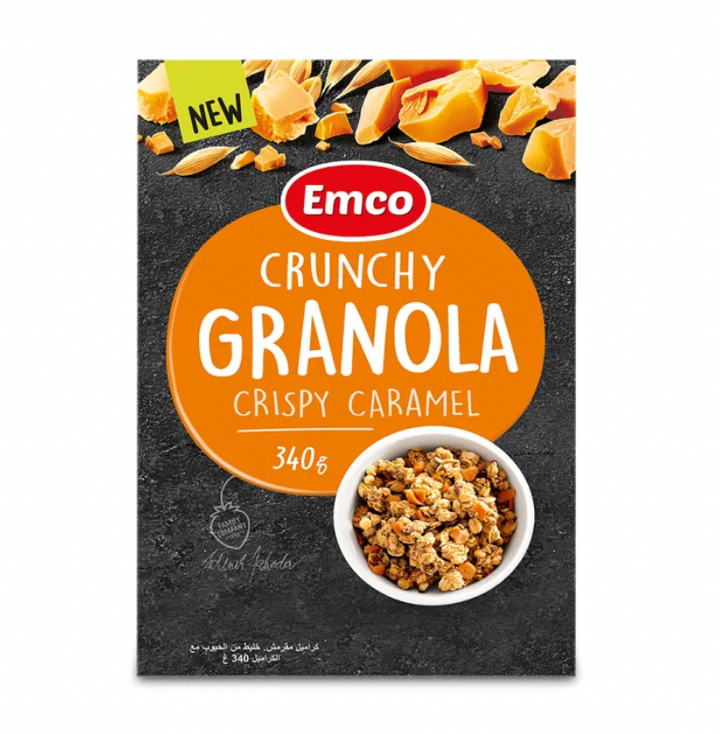 Emco Crunchy Granola Crispy Caramel 340g – SUNMART by suncoast brands